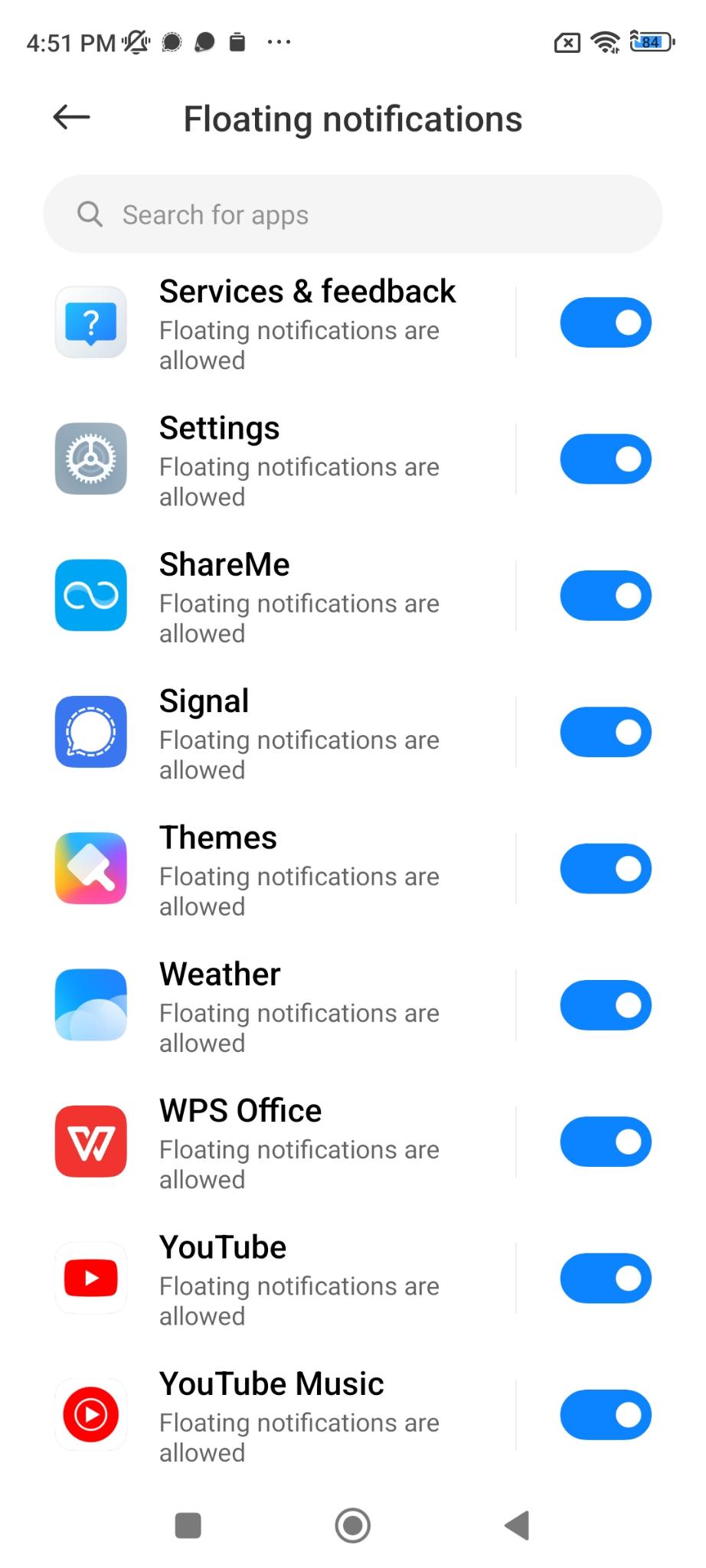 Xiaomi Redmi Note 9 Notifications – Signal Support